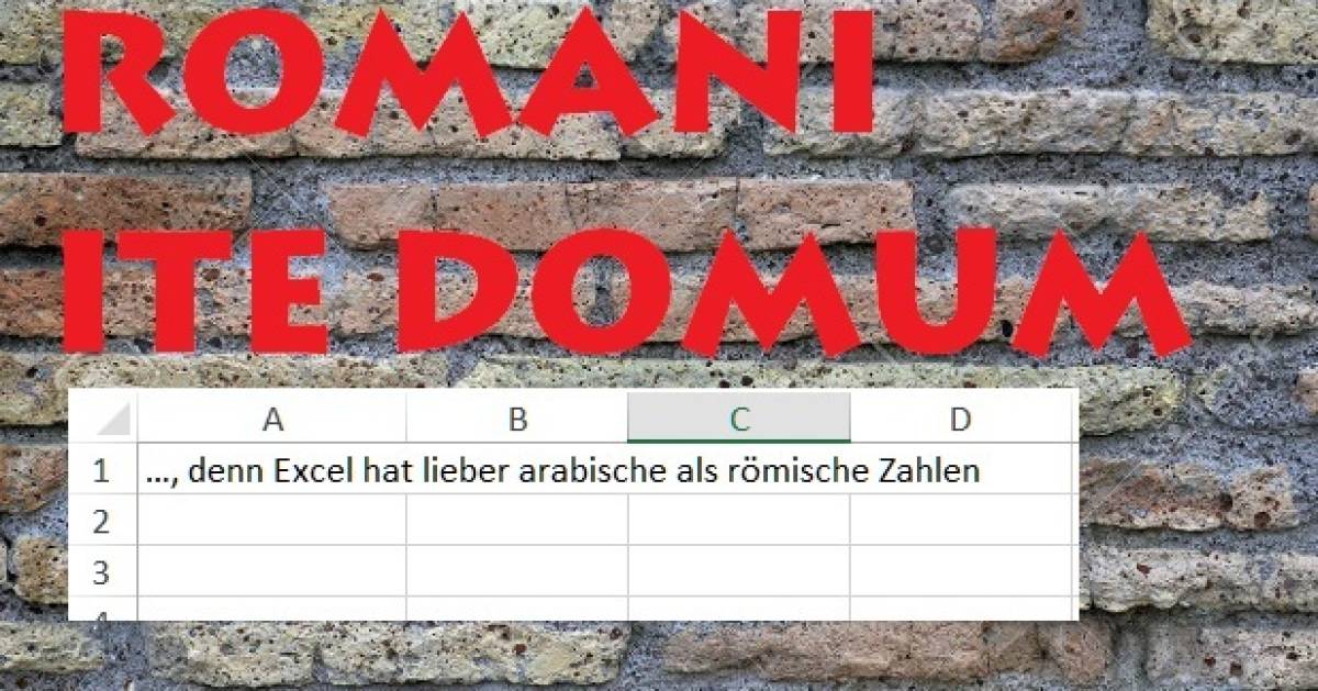 Excel Arabische Zahl In R Mische Konvertieren Und Umgekehrt Pctipp Ch