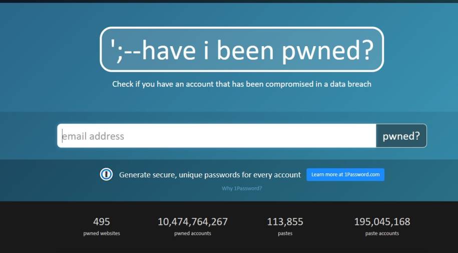 Have I Been Pwned Pctipp Ch