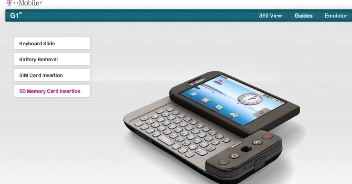 G1 von HTC im T-Mobile-Emulator - pctipp.ch