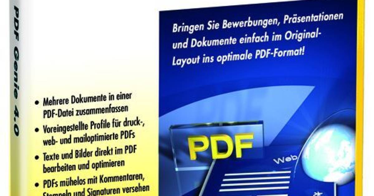 Data Becker PDF Genie 4.0 - pctipp.ch