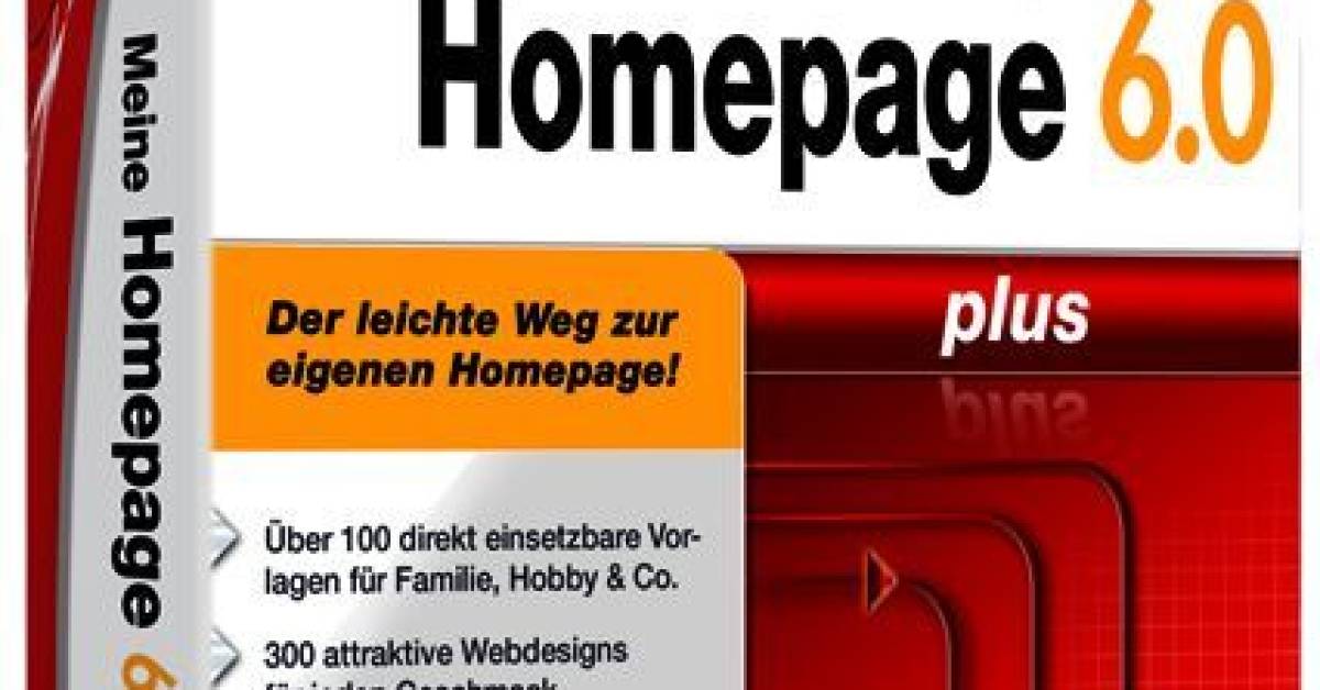 Meine Homepage 6.0 Plus (Data Becker) - pctipp.ch