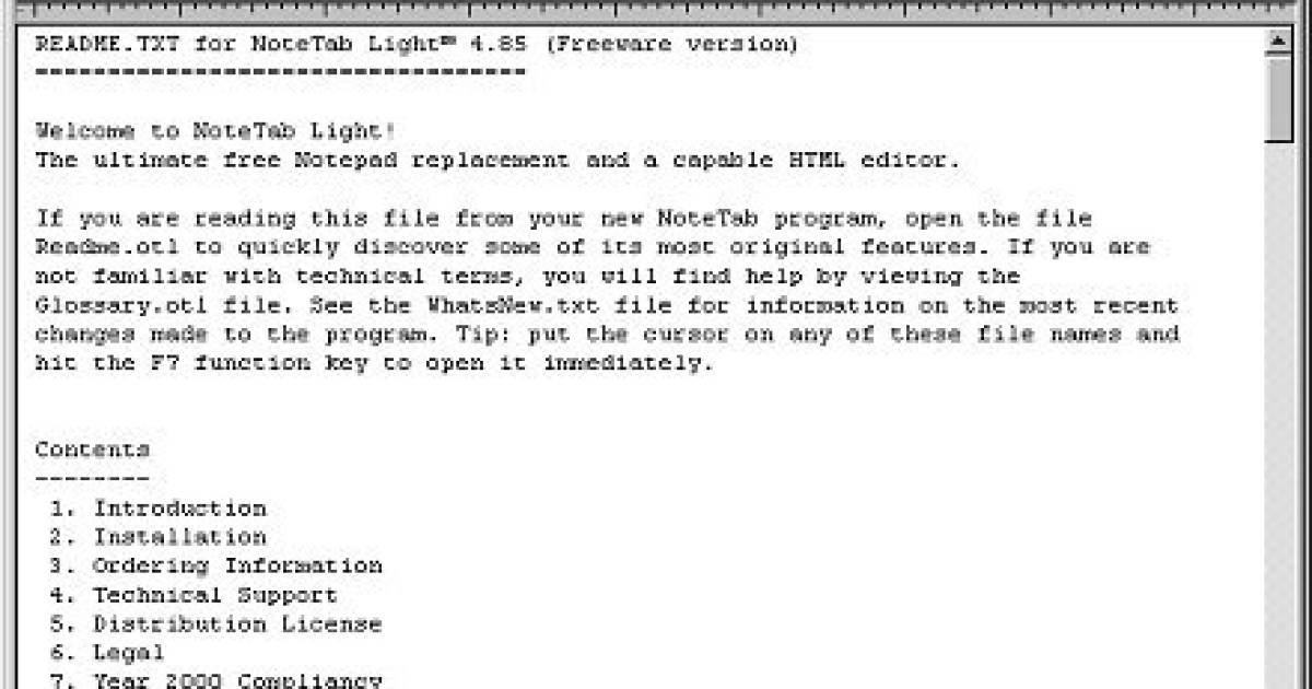NoteTab Light - pctipp.ch