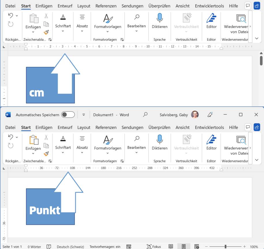 Lineal In Word Anzeigen – Das Lineal und seine Funktionen in Microsoft ...