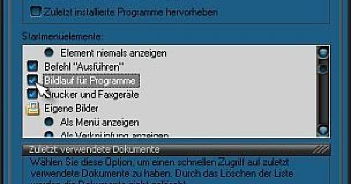 Liste «Alle Programme» im Startmenü anpassen - pctipp.ch
