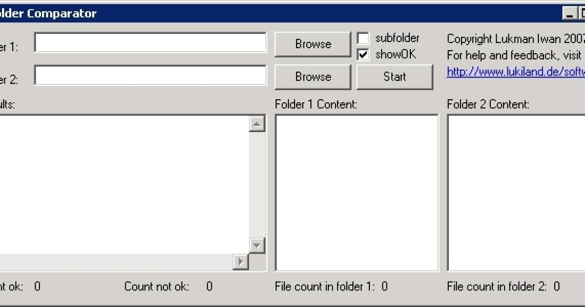 Folder Comparator: Inhalte von Ordnern vergleichen - pctipp.ch