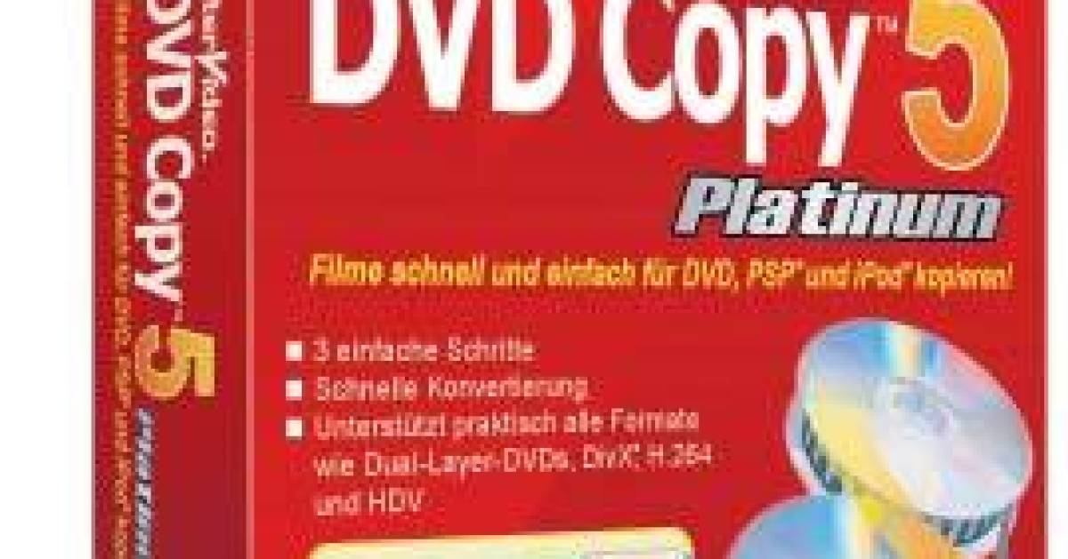 InterVideo DVD Copy 5 Platinum (Ulead) - pctipp.ch