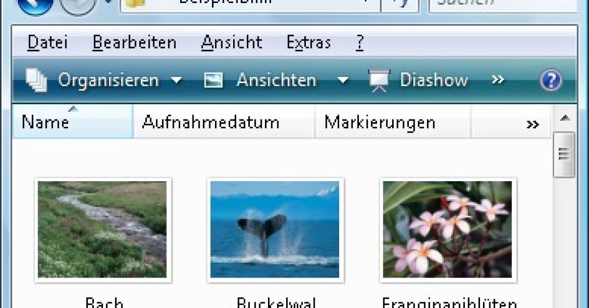 Vista: Keine Vorschaubilder mehr im Explorer - pctipp.ch