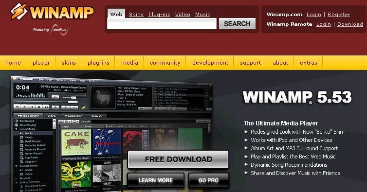 Neue Version für Winamp - pctipp.ch