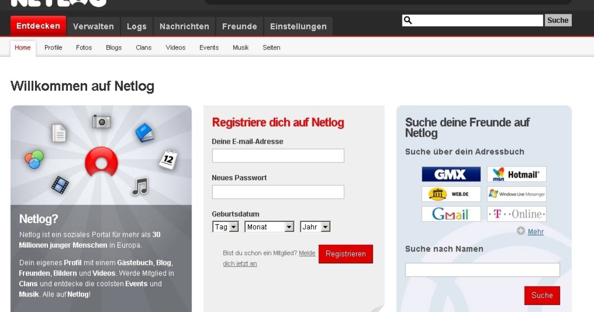 Netlog schockiert Schweizer - pctipp.ch
