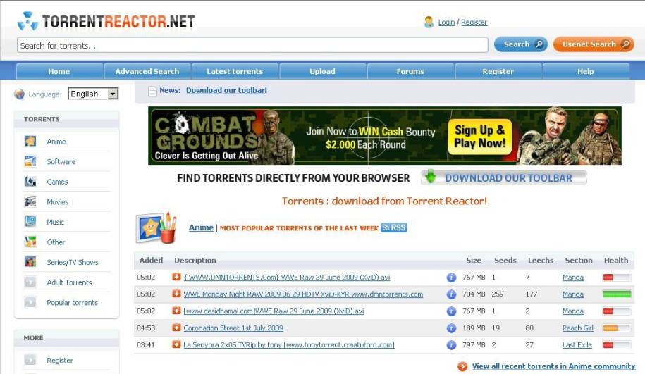 Torrentreactor manipuliert - pctipp.ch