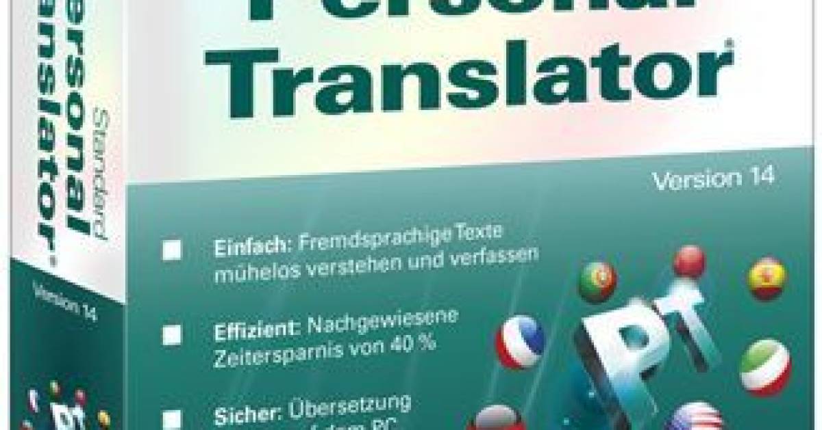 Linguatec Personal Translator 14 Standard - pctipp.ch