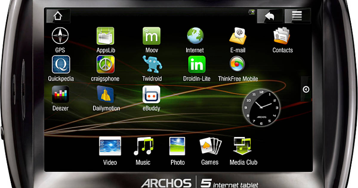Archos 5 Media-Player mit Tethering - pctipp.ch