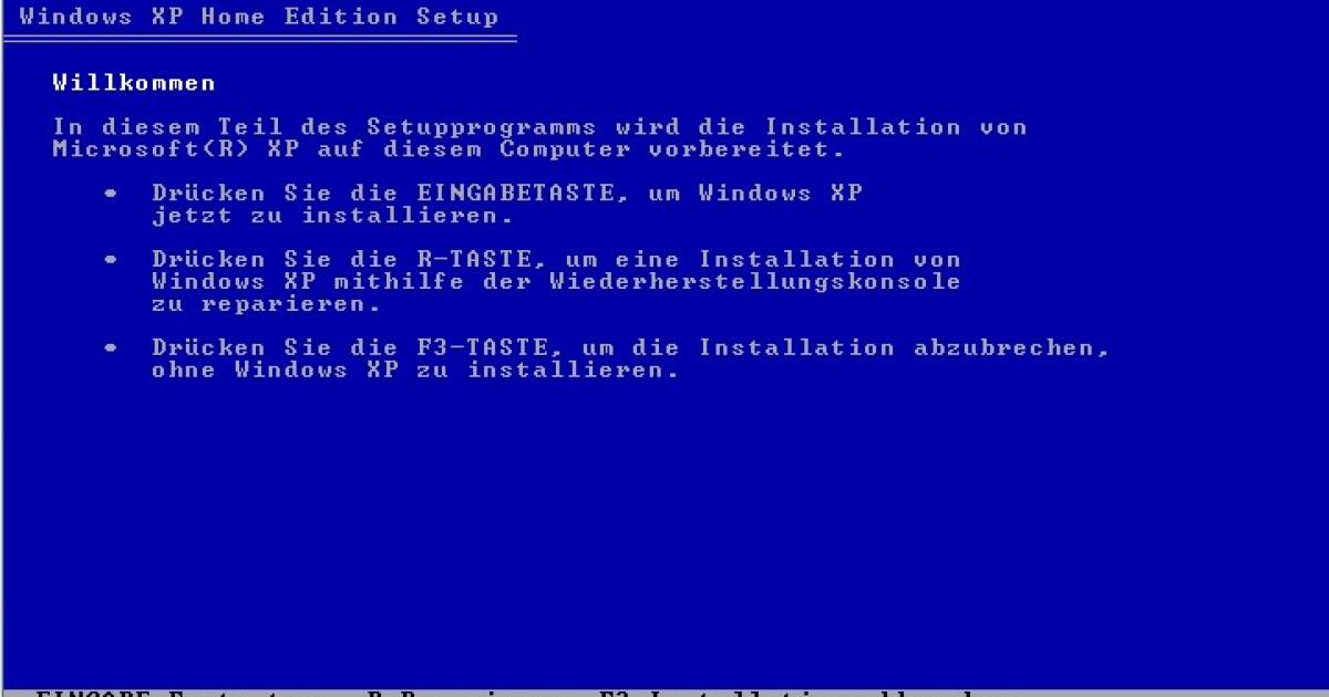Windows XP mit «Stop»-Bluescreen - pctipp.ch