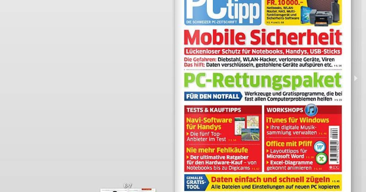PCtipp als E-Paper lesen - so gehts - pctipp.ch