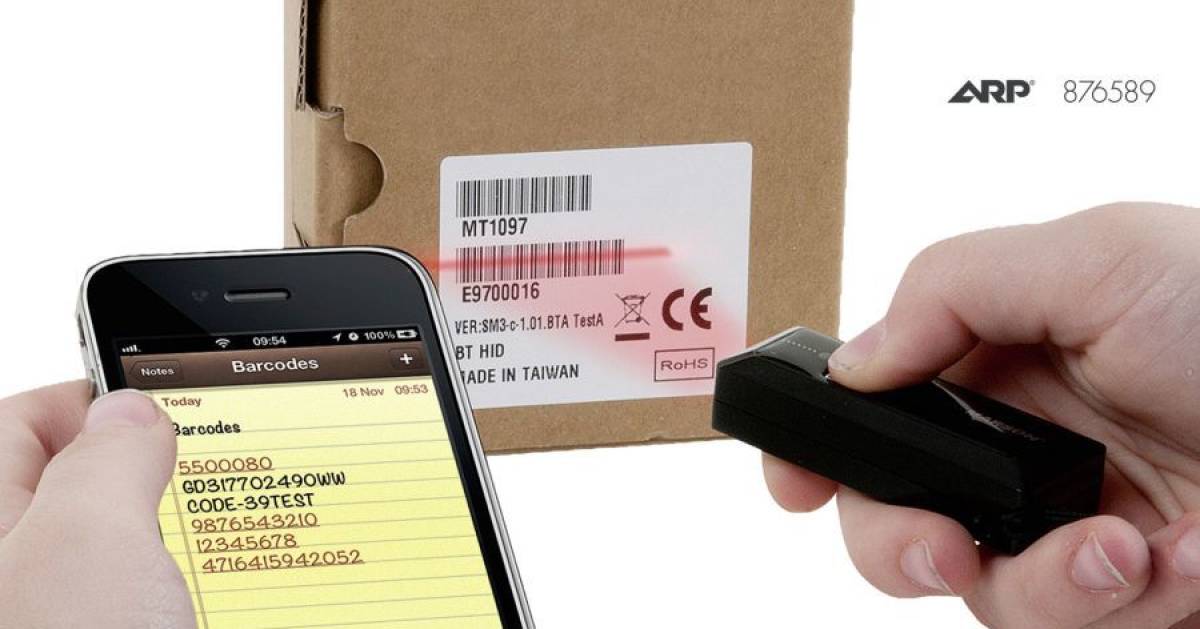 ARP Mini Wireless Barcode-Scanner - pctipp.ch