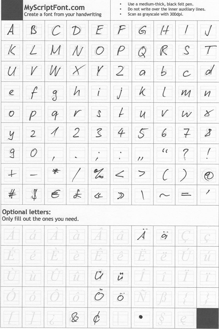 Trick 17: die eigene Handschrift als Font - pctipp.ch Trick 17: die eigene Handschrift als Font - pctipp.ch