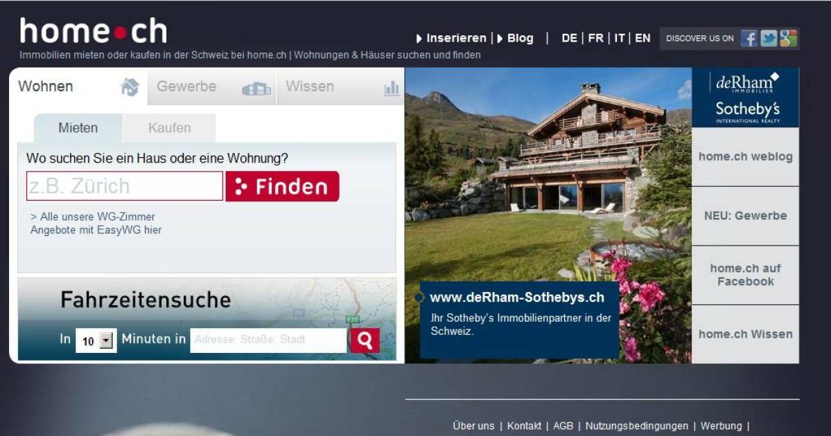 Neue Suchfunktion auf Home.ch - pctipp.ch
