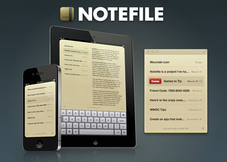 Notefile für Mac & iOS - pctipp.ch