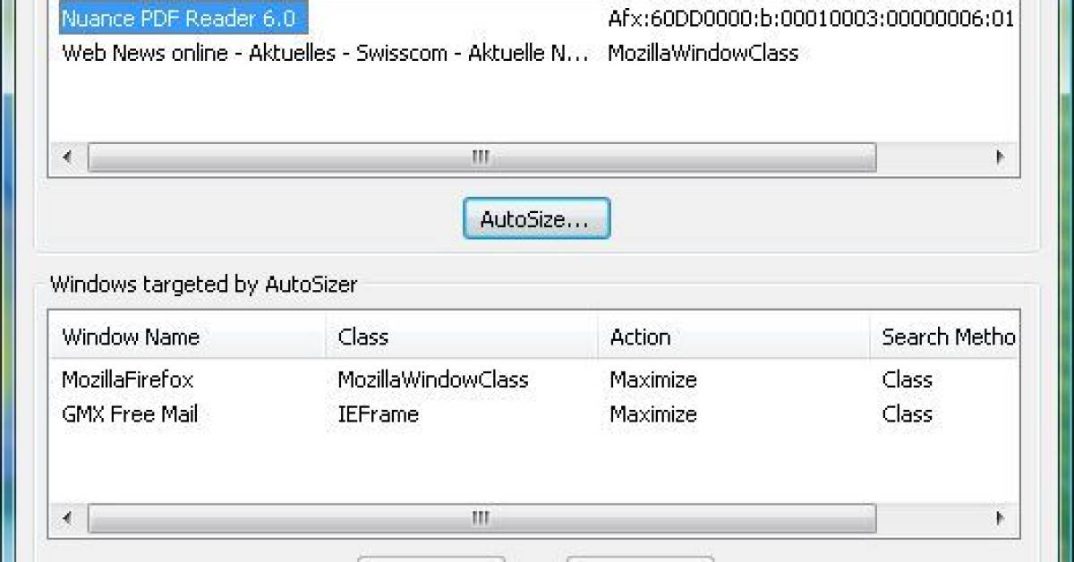 AutoSizer - auf die Grösse kommt es an - pctipp.ch