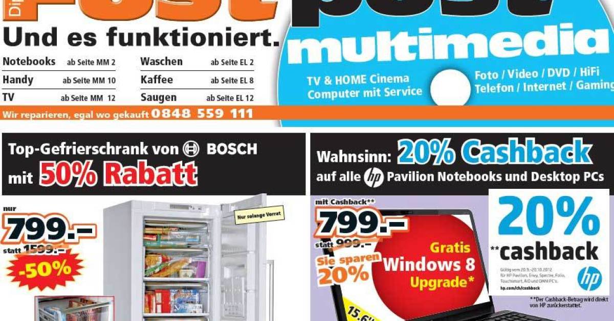Fust-Flyer: Mega-Rabatte bis 50 Prozent - pctipp.ch