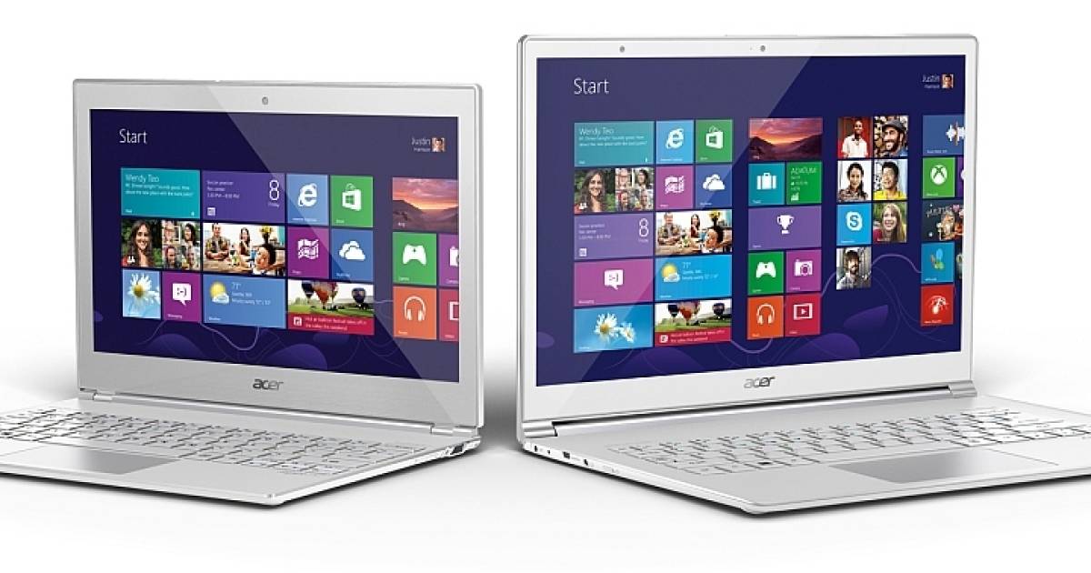 Acer: Windows-8-Ultrabooks und Touch-PCs - pctipp.ch