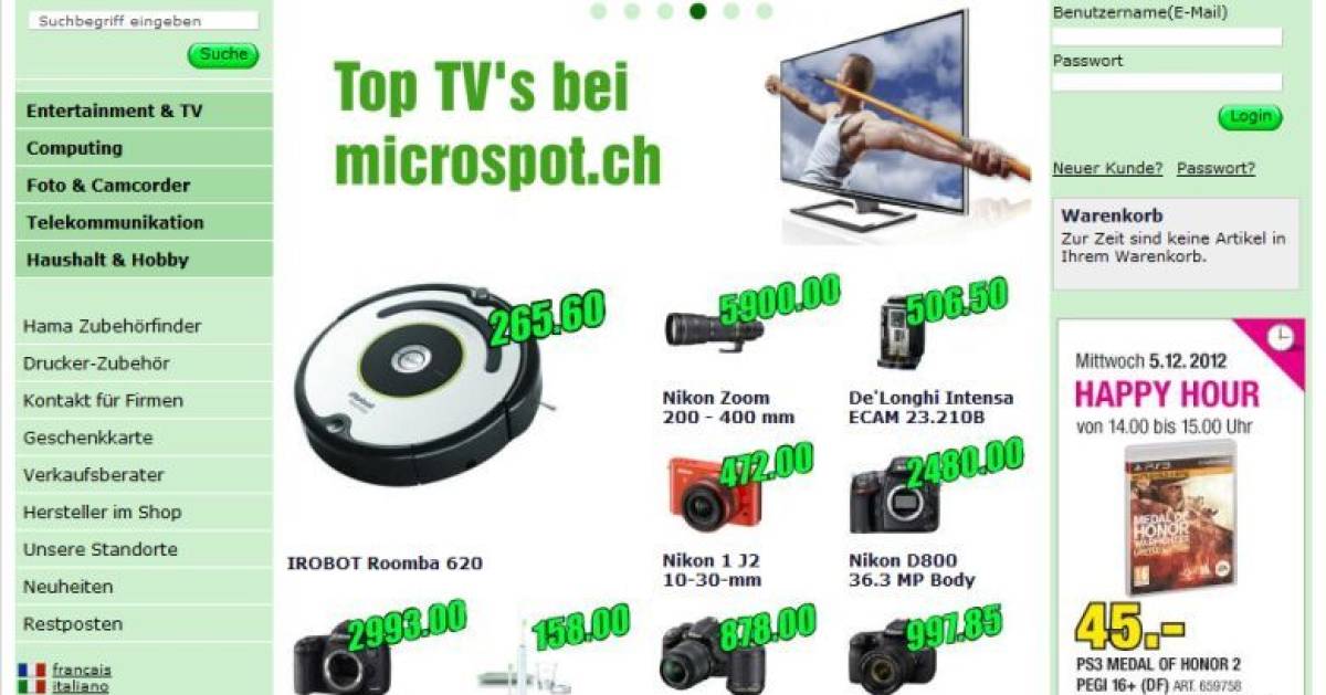 Microspot.ch unter Beschuss? - pctipp.ch