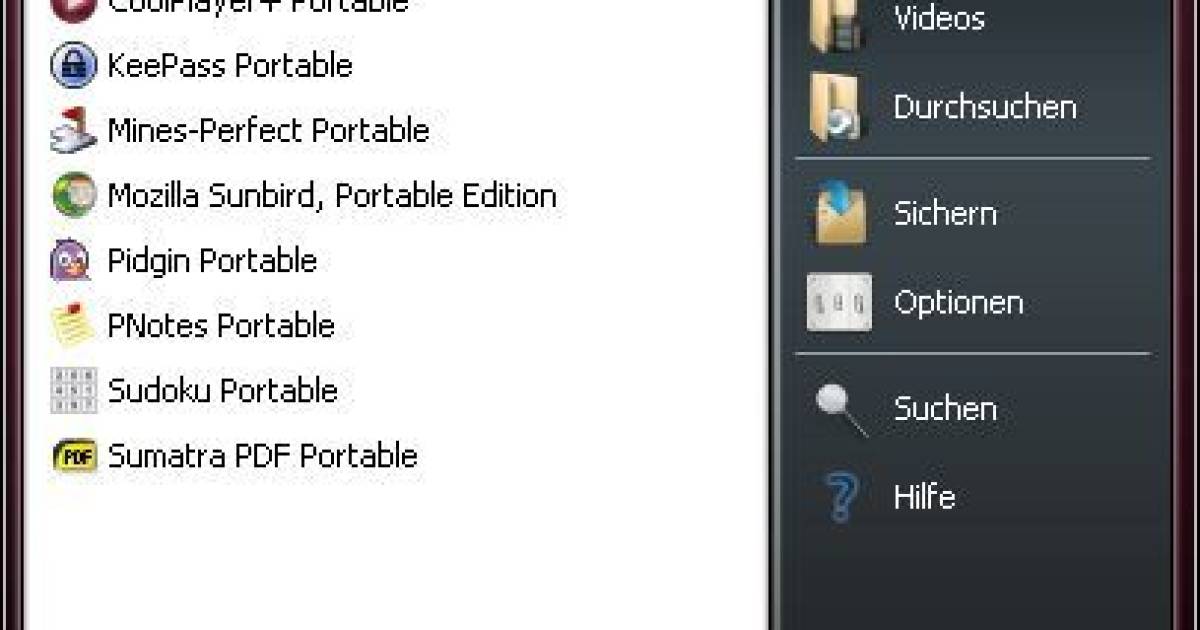 PortableApps Suite - Programmsammlung - pctipp.ch