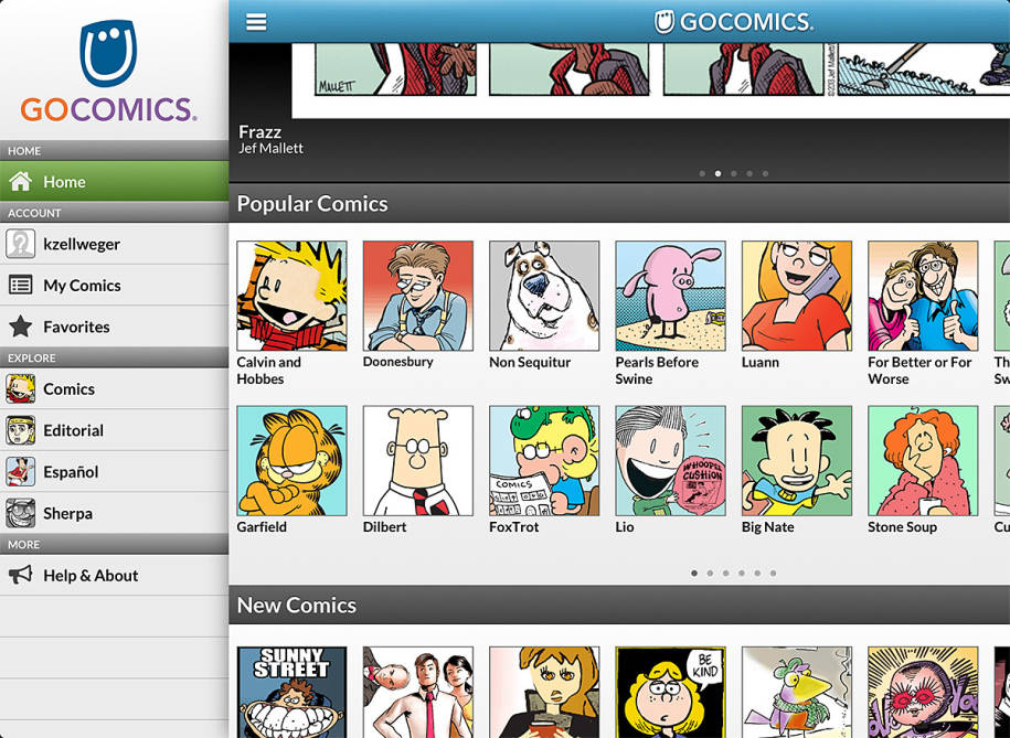 App-Test: GoComics - pctipp.ch