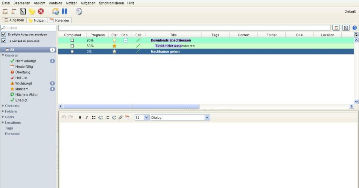 TaskUnifier - pctipp.ch