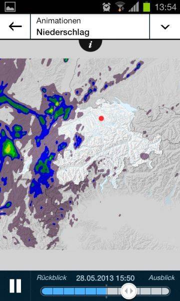 App-Test: MeteoSwiss - pctipp.ch
