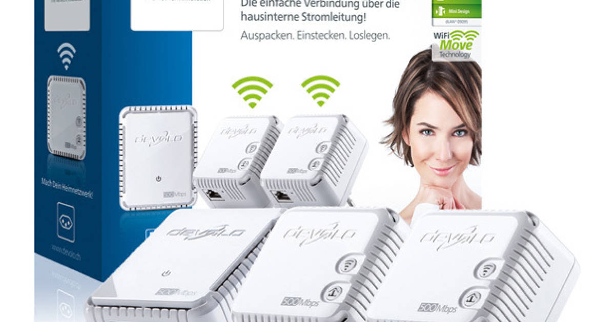 Test: Devolo dLAN 500 WiFi - pctipp.ch