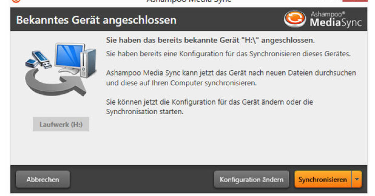 Ashampoo Media Sync - pctipp.ch