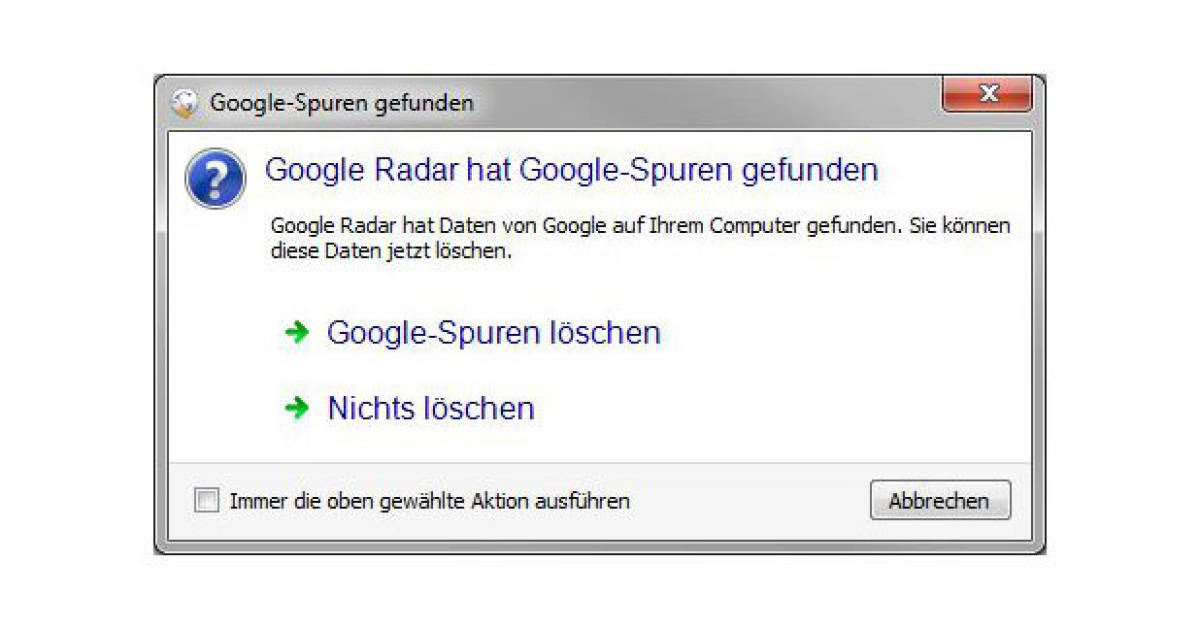 GoogleClean 5 - pctipp.ch