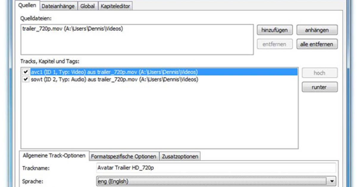 MKV-Dateien editieren mit MKVToolnix - pctipp.ch