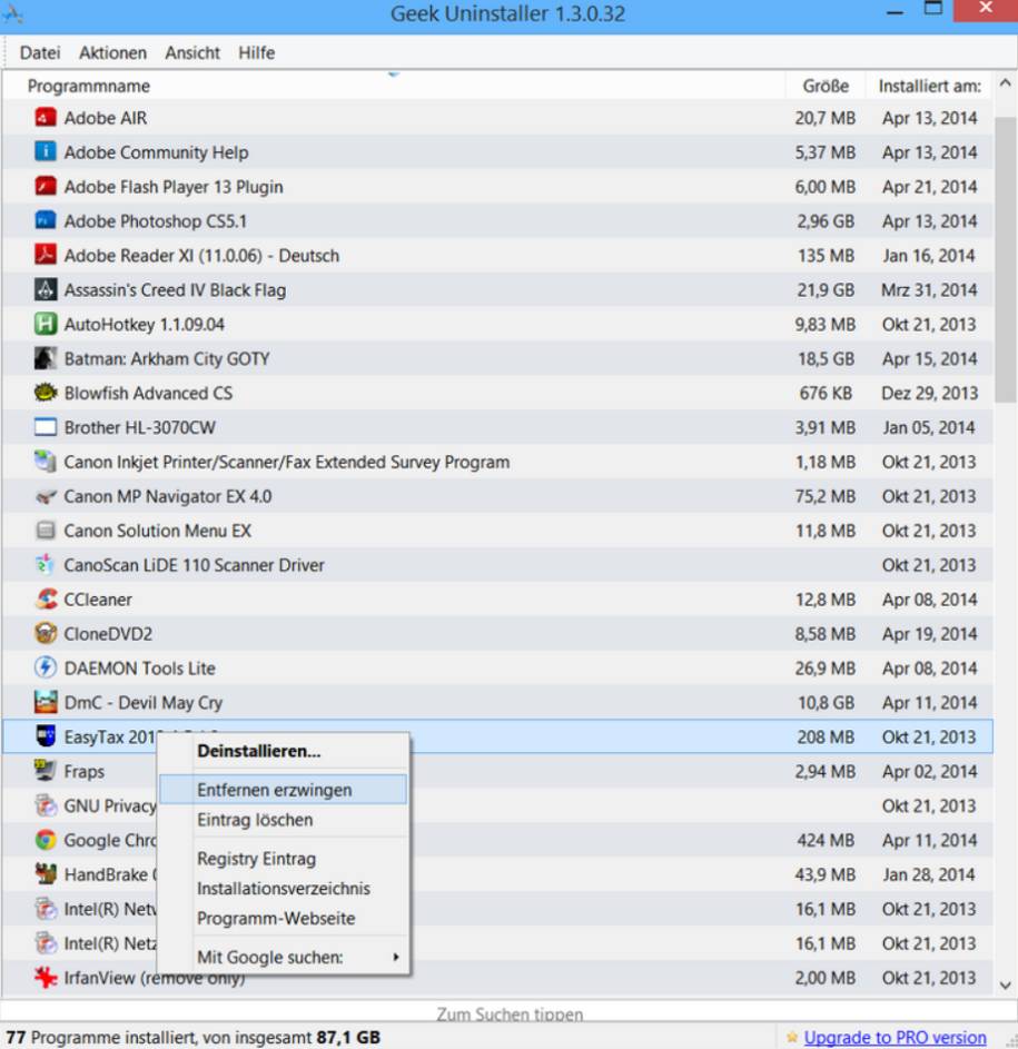 GeekUninstaller Free - pctipp.ch
