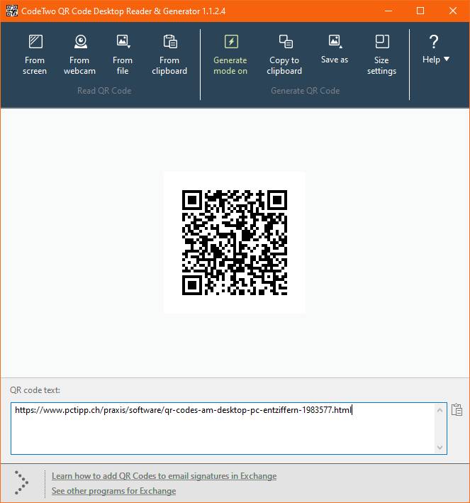 QR-Codes am Windows-PC entziffern und erstellen - pctipp.ch