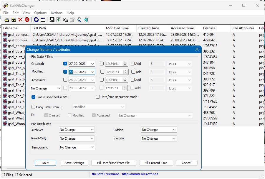 Erstell- und Änderungsdatum einer Datei ändern - pctipp.ch