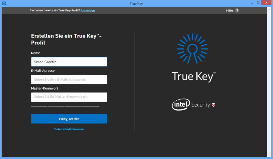Das Gesicht als Master-Passwort: Intels True Key im Test - pctipp.ch