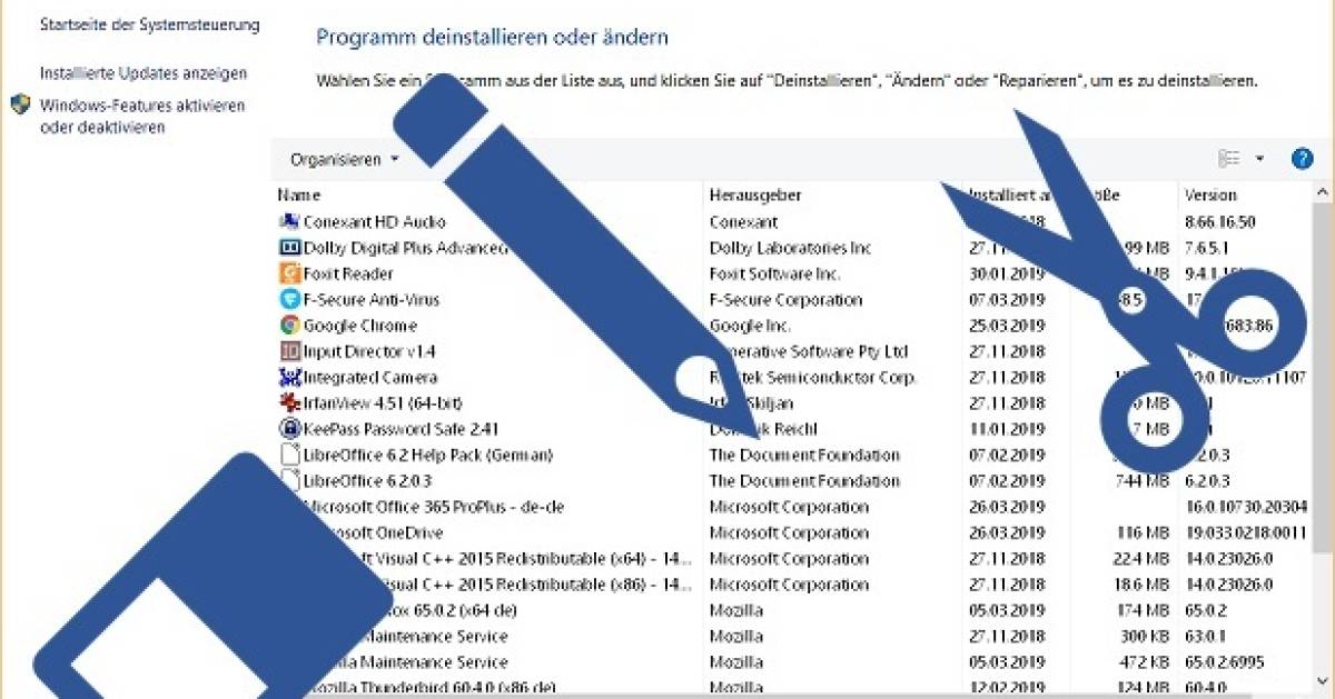 Windows: Programmliste aufpeppen und filtern - pctipp.ch
