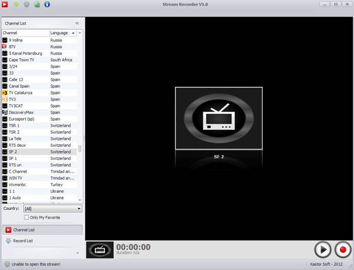 Free Stream Recorder 1.0 - pctipp.ch