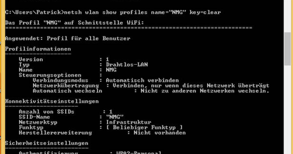 Alte WLAN-Verbindungen samt Passwort anzeigen - pctipp.ch