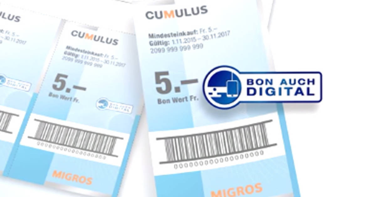 Migros-App: Cumulus-Bons werden digital - pctipp.ch