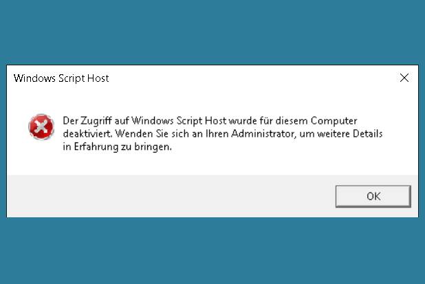 Trojaner-Einfallstor beim Windows Script Host: «Tun Sie sich einen ...
