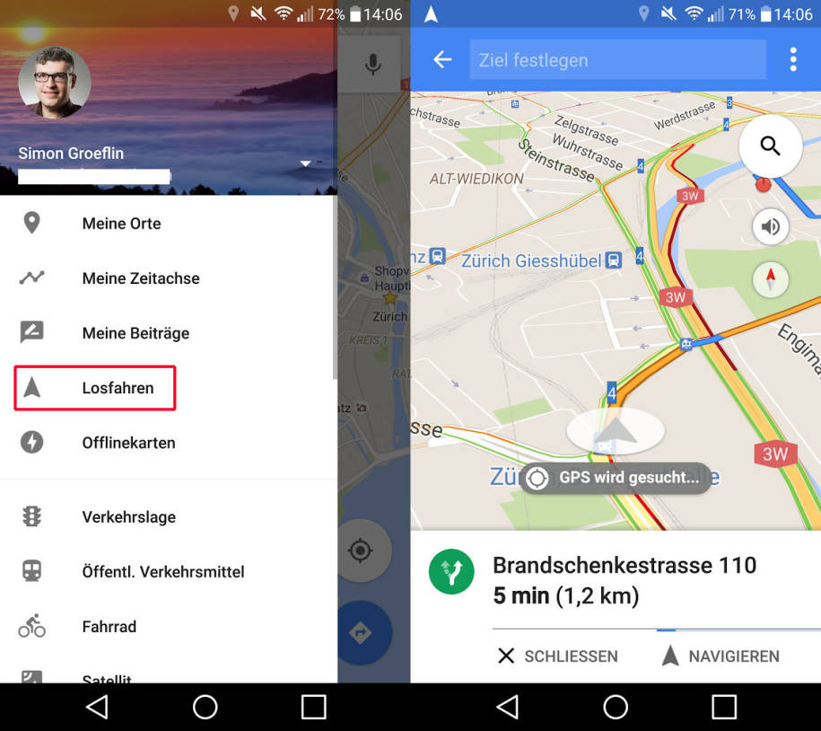 Google Maps: direkt drauflos navigieren - pctipp.ch