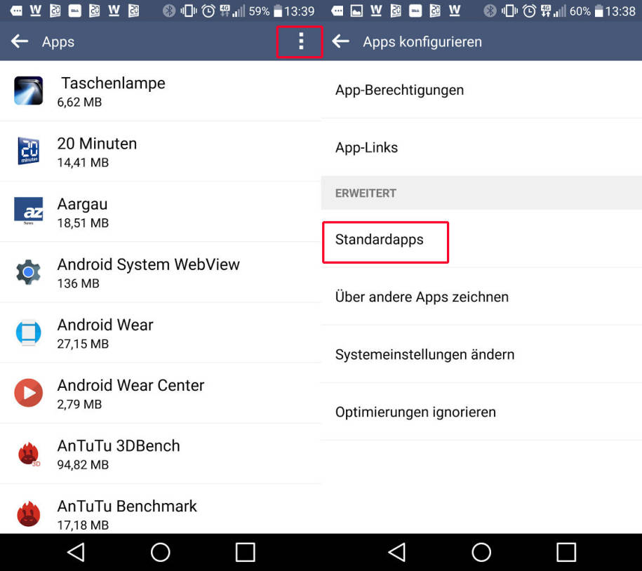 Android: Standard-Apps ändern - pctipp.ch