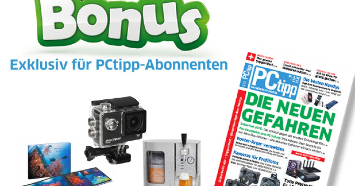 Abobonus: PCtipp neu mit Produktrabatten - pctipp.ch