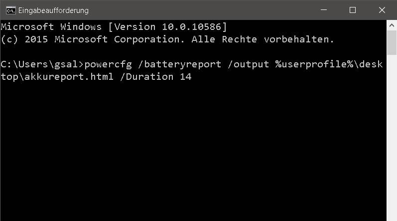Windows 10: geheimer Akkubericht als HTML-Datei - pctipp.ch