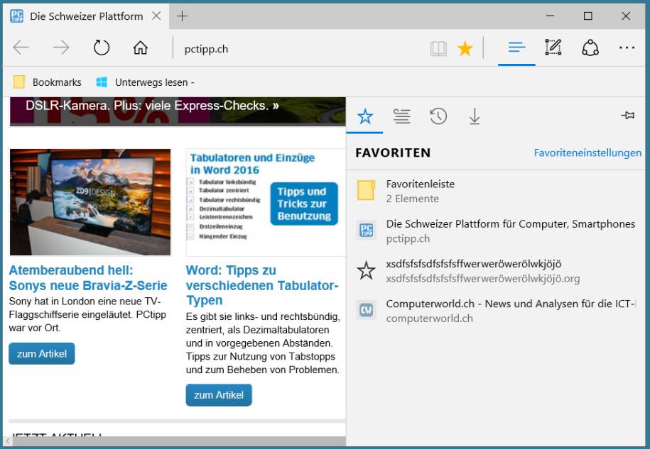 Lesezeichen von Chrome in Edge importieren – und umgekehrt - pctipp.ch