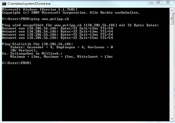 Windows 7/8/10: So überprüfen Sie Ihren Ping - pctipp.ch