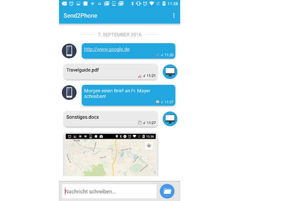 Send2Phone - pctipp.ch